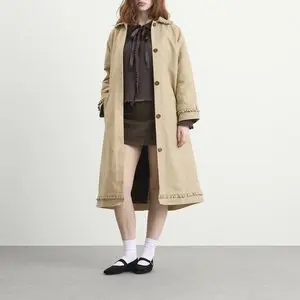 MY MUM MADE IT Tailored Gather Trench Coat