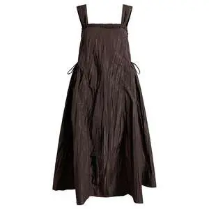 DAMSON MADDER Elina Midi Dress - Choc