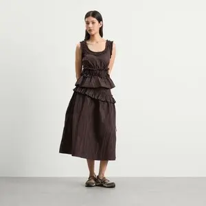 DAMSON MADDER Flavia Midi Skirt Presented End