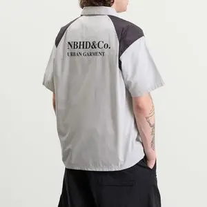 NEIGHBORHOOD Classic 2-tone Short Sleeve Work Shirt 2