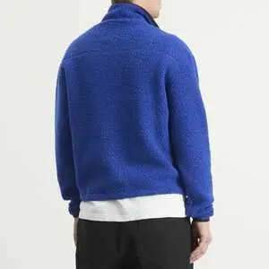 DRAKE'S Boucle Wool Zip Fleece Jacket