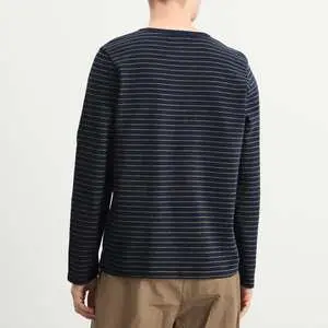 Folk Textured Stripe Long Sleeve T-shirt