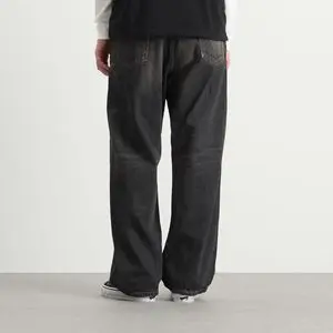 NEIGHBORHOOD Washed Denim Dp Wide Jeans - Black