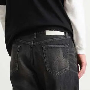 NEIGHBORHOOD Washed Denim Dp Wide Jeans - Black