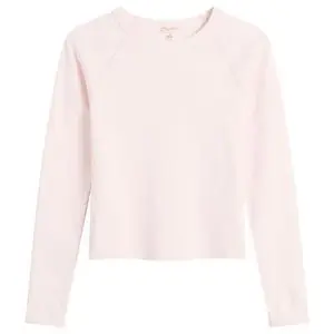 FRUITY BOOTY Round Neck Long Sleeve Top - Pink