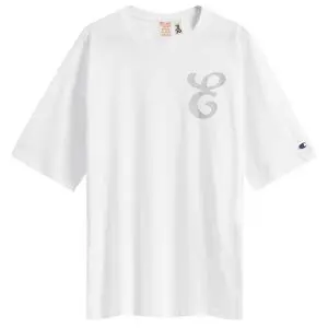 E BY END. Champion For T-shirt - White