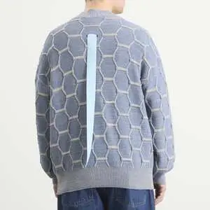 EBIT Honeycomb Knit Cardigan