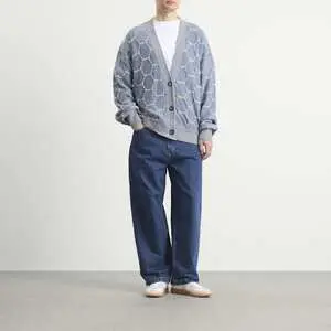 EBIT Honeycomb Knit Cardigan