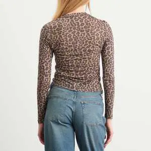 ANINE BING Sylvie Long Sleeve Print T-shirt
