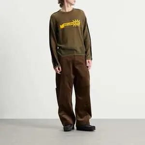 BRAIN DEAD Long Sleeve Mesh Jumper