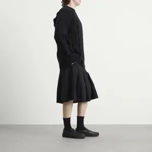Comme Des Garçons Wool Structured Shorts
