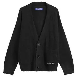 PICANTE Shaggy Cardigan - Black