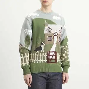 Junya Watanabe Intarsia Jacquard Jumper