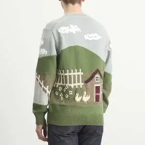 Junya Watanabe Intarsia Jacquard Jumper