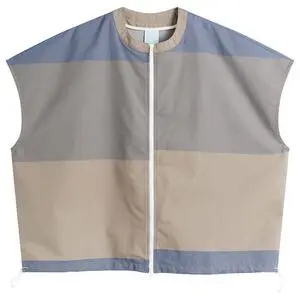 EBIT Patchwork Gilet - Blue