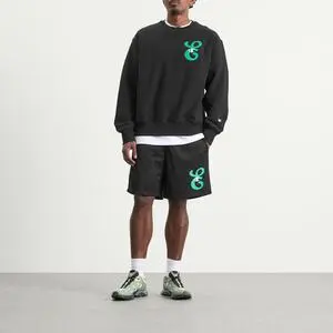 Champion For E End. Mesh Shorts 'emerald