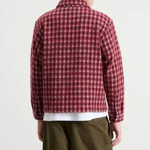 BRAIN DEAD Check Mate Flannel Zip Shirt