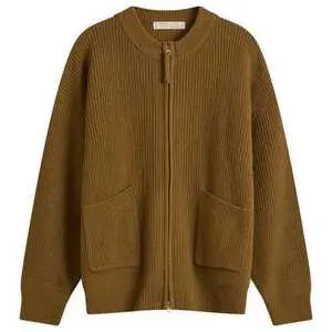 FRIZMWORKS Wool Deck Zip Cardigan - Cinammon