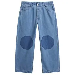 EBIT Octagon Patch Denim Jeans