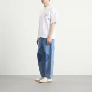 EBIT Octagon Patch Denim Jeans