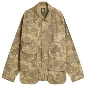 BRAIN DEAD Twill Military Shirt Jacket - Leaf Camo