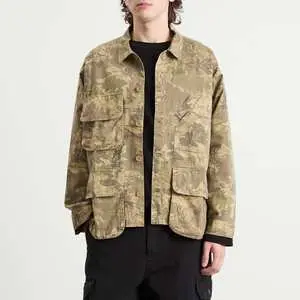 BRAIN DEAD Twill Military Shirt Jacket