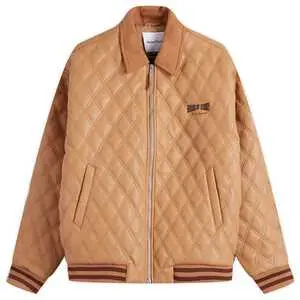 HOUSE OF SUNNY Midcentury Quilted Bomber Jacket