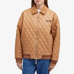 HOUSE OF SUNNY Midcentury Quilted Bomber Jacket