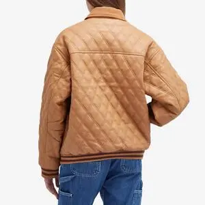 HOUSE OF SUNNY Midcentury Quilted Bomber Jacket
