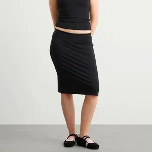 SKIMS Smooth Lounge Midi Skirt