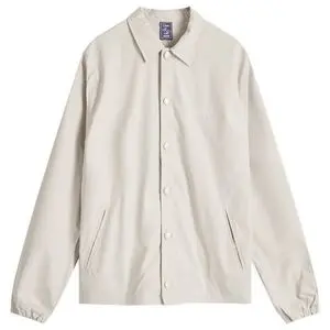 DIME Cursive Coach Jacket - Light Grey