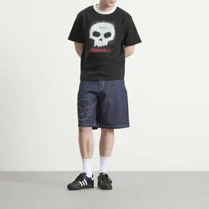 PLEASURES X Zero Single Skull Heavyweight T-shirt