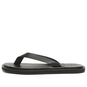 Studio Nicholson Curren Leather Flip Flop - Black