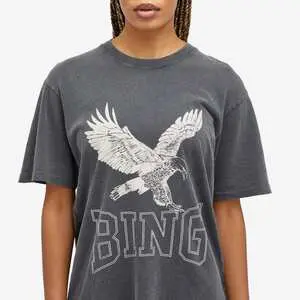 ANINE BING Lili Retro Eagle T-shirt