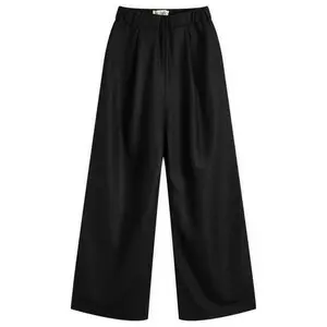 RÓHE Rohe Elasticated Wide Leg Trousers - Black