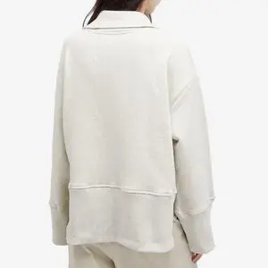 Closed Half Zip Long Sleeve Sweatshirt