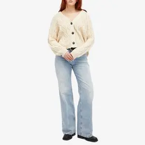 Closed Cable Knit Cardigan