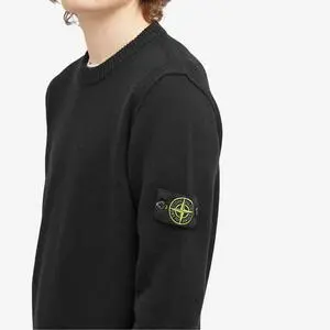Stone Island Reverse Seam Lambswool Crew Neck Jumper