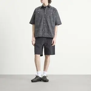 ROA Aair Floweave Printed Check Short Sleeve Shirt