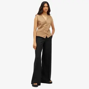 Max Mara Wide Leg Trousers - Black