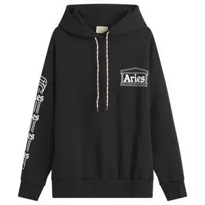 Aries Column Hoodie - Black