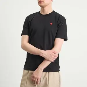 Play Comme Des Garcon Red Heart T-shirt