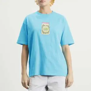 DAMSON MADDER Snack Plate Graphic Tee - Blue