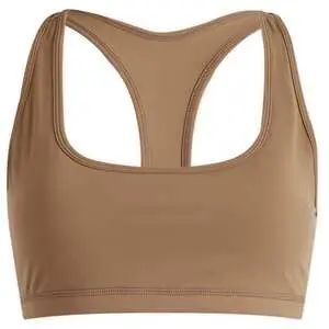 ADANOLA Ultimate Scoop Neck Bralette - Brown