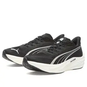 PUMA Deviate Nitro 4 Sneaker - Black/white/silver