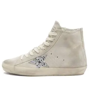 GOLDEN GOOSE Francy Sneaker - Seedpearl/silver