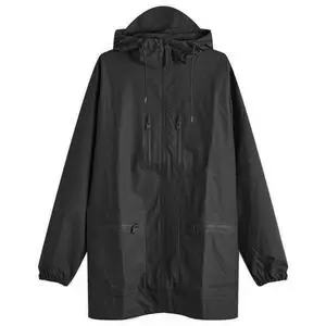 Rains Cargo Long Jacket - Black