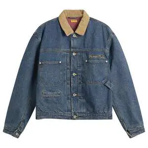 HUMAN MADE Corduroy Collar Denim Jacket - Indigo