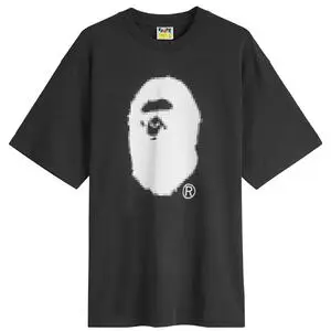 A BATHING APE Pixel Ape Head T-shirt - Black