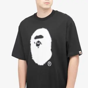 A BATHING APE Pixel Ape Head T-shirt
